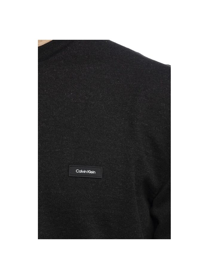 Calvin Klein Maglia Nera Con Logo Mod. K10K112742/BEH